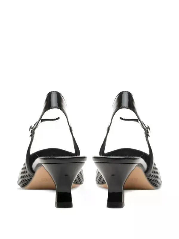 POCHE PARIS Leather Heeled Sandals