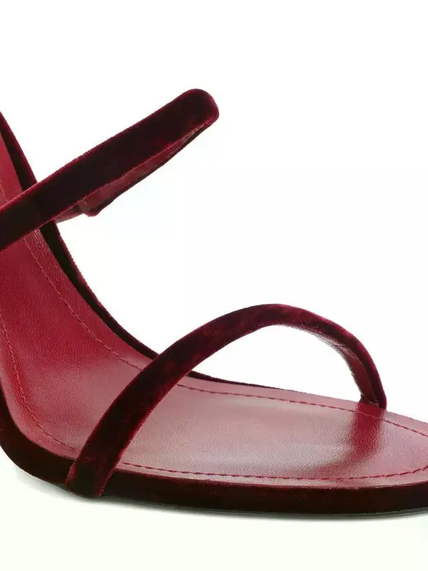 Rene Caovilla Leather Stiletto Sandals