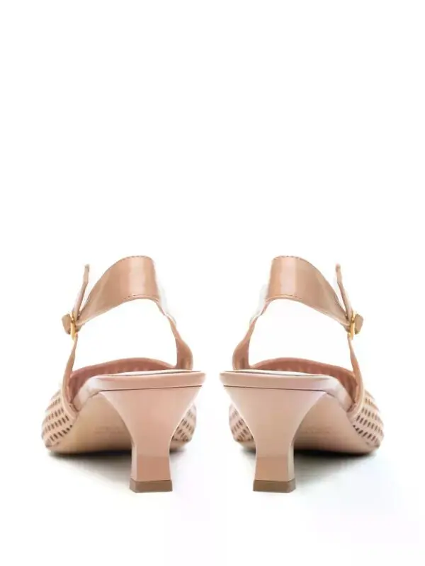 POCHE PARIS Leather Heeled Sandals
