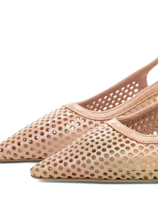 POCHE PARIS Leather Heeled Sandals