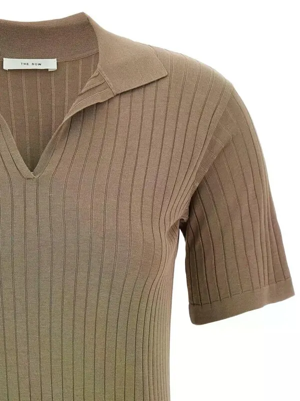 THE ROW Ribbed Short-sleeve T-shirt