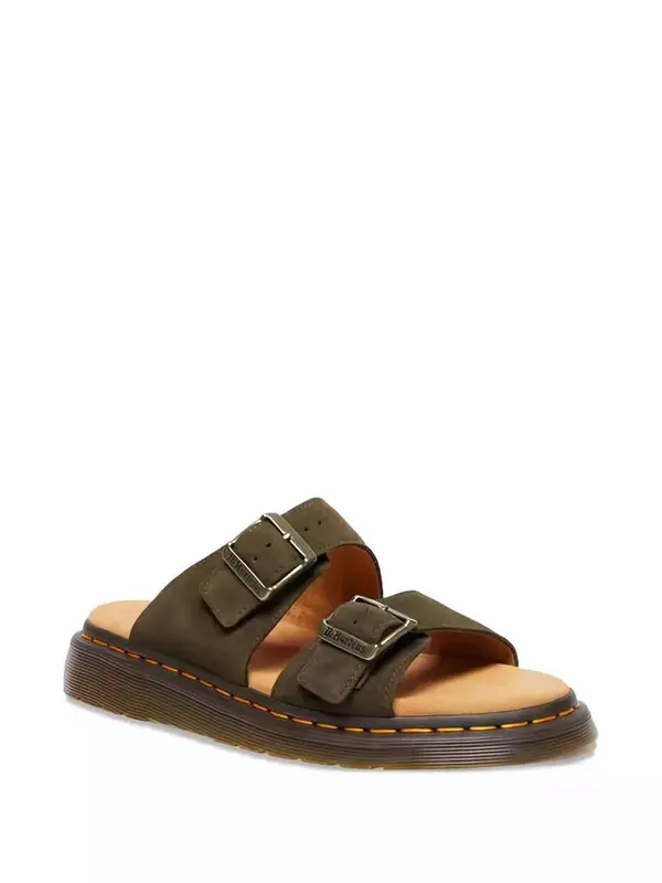 Dr. Martens Suede Flat Sandals