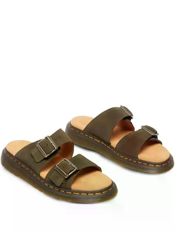 Dr. Martens Suede Flat Sandals