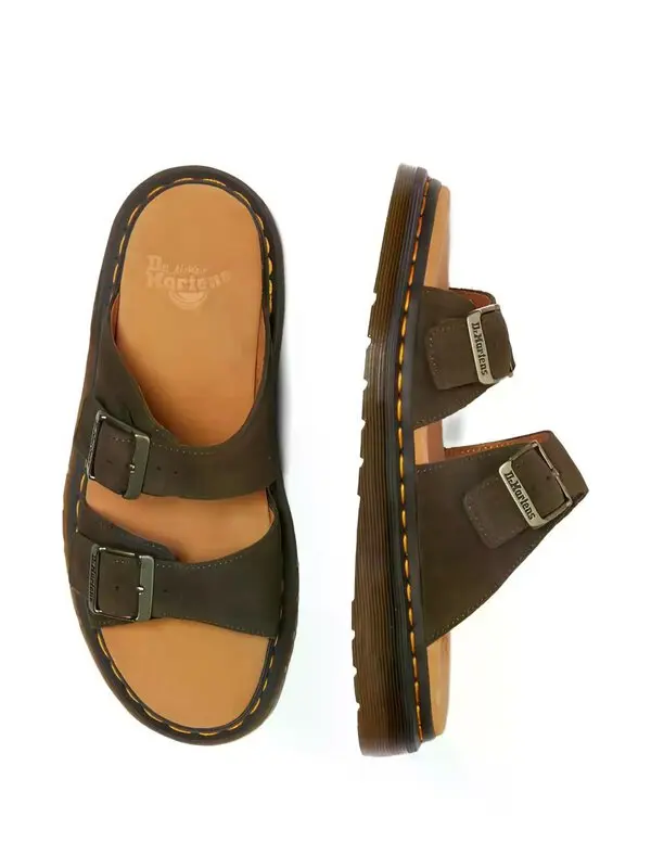 Dr. Martens Suede Flat Sandals