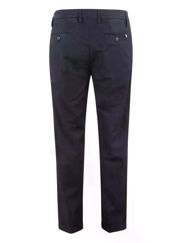 RE-HASH Cotton Straight-leg Trousers - Blue