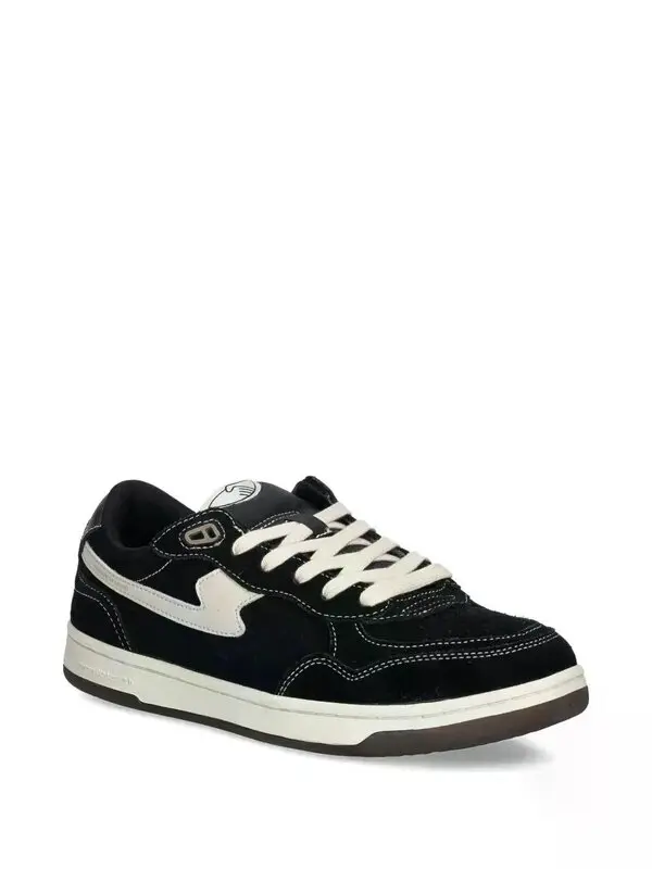 S.W.C STEPNEY WORKERS CLUB Suede Lace-up Sneakers - Black