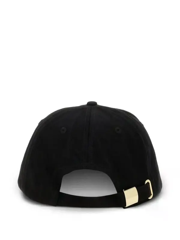 Versace Logo-embroidered Baseball Cap - Black