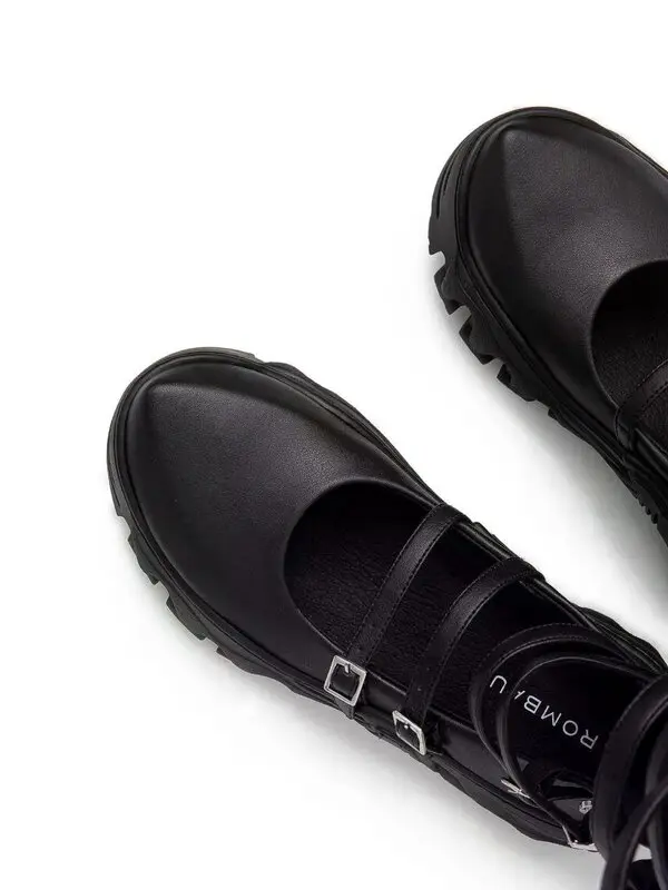 ROMBAUT Strappy Buckled Ballet Flats