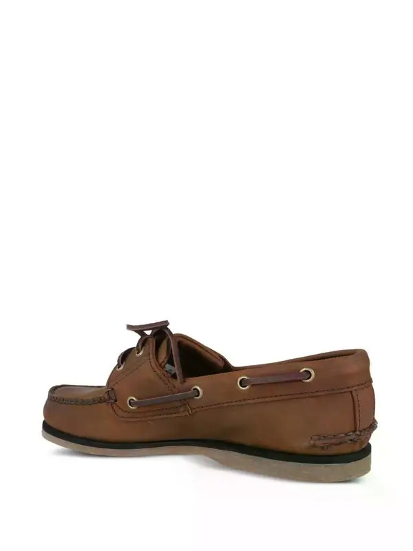 Timberland Leather Boat Shoes - Brown