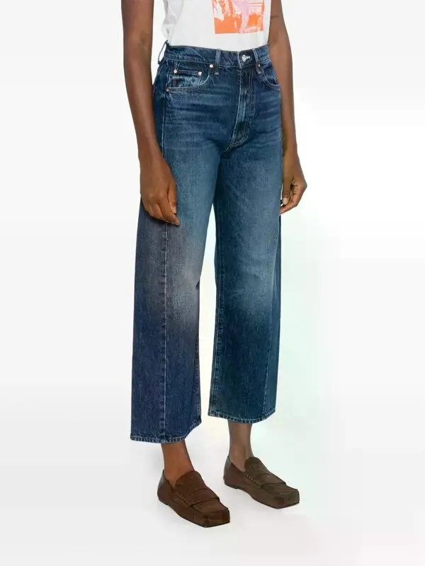 MOTHER High-waist Straight-leg Jeans
