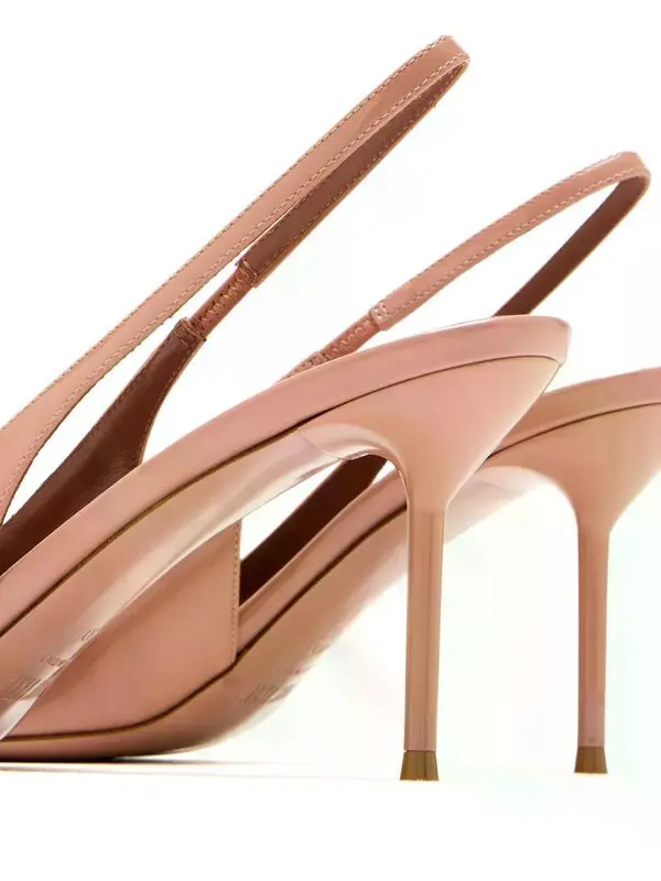 Paris Texas 75mm Pointed-toe Slingback Pumps - Pink