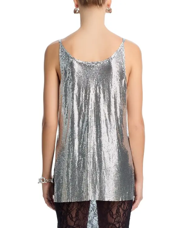 Rabanne Haut Tank Top - Silver