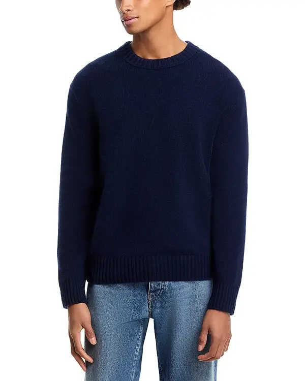 FRAME Cashmere Crewneck Sweater - Navy