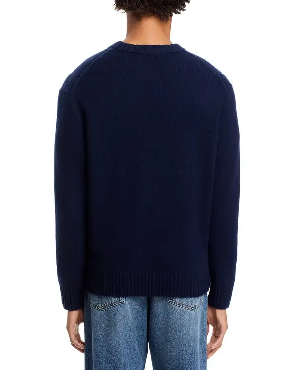 FRAME Cashmere Crewneck Sweater - Navy