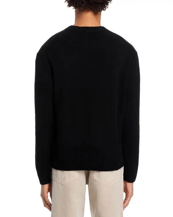 FRAME Cashmere Crewneck Sweater - Noir