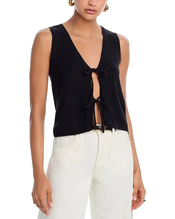 Bella Dahl Sleeveless Tie Front Top