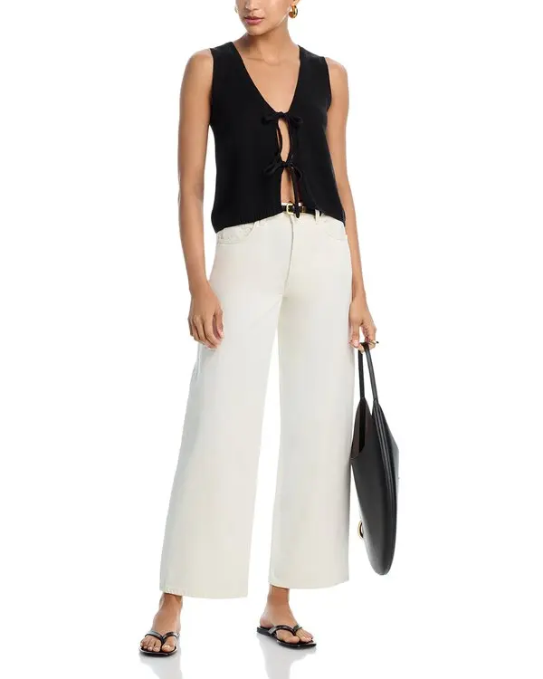 Bella Dahl Sleeveless Tie Front Top