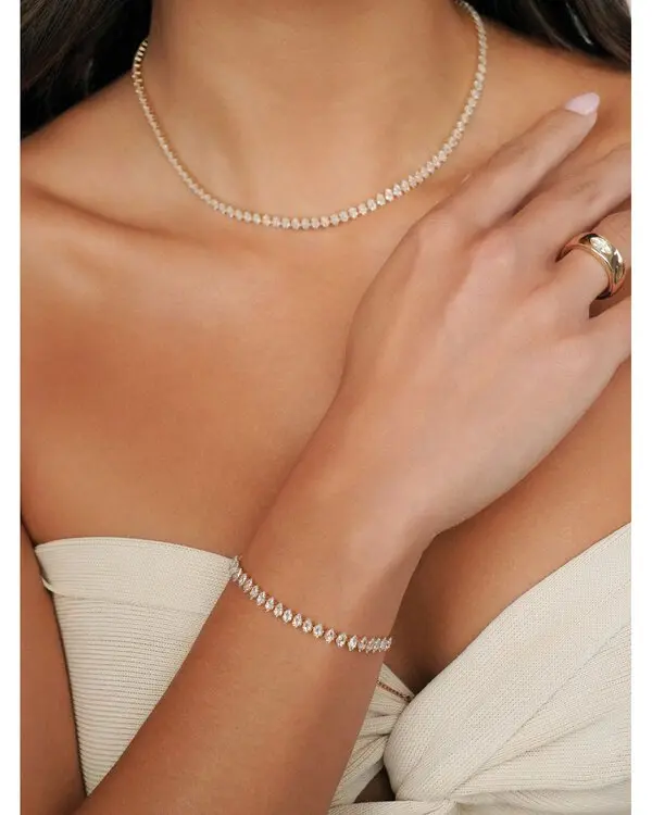 Ettika Radiant Cubic Zirconia Slider Bracelet
