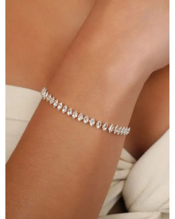 Ettika Radiant Cubic Zirconia Slider Bracelet