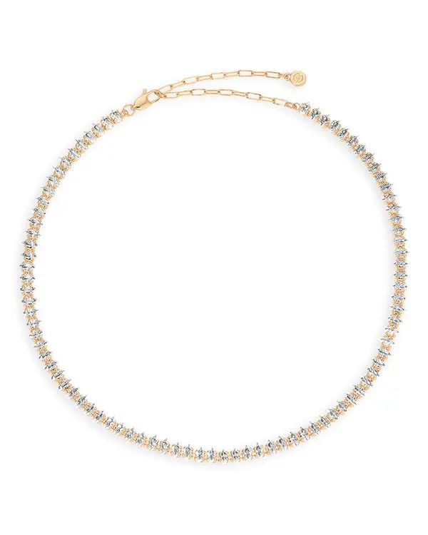 Ettika Marquise Crystal Collar Necklace