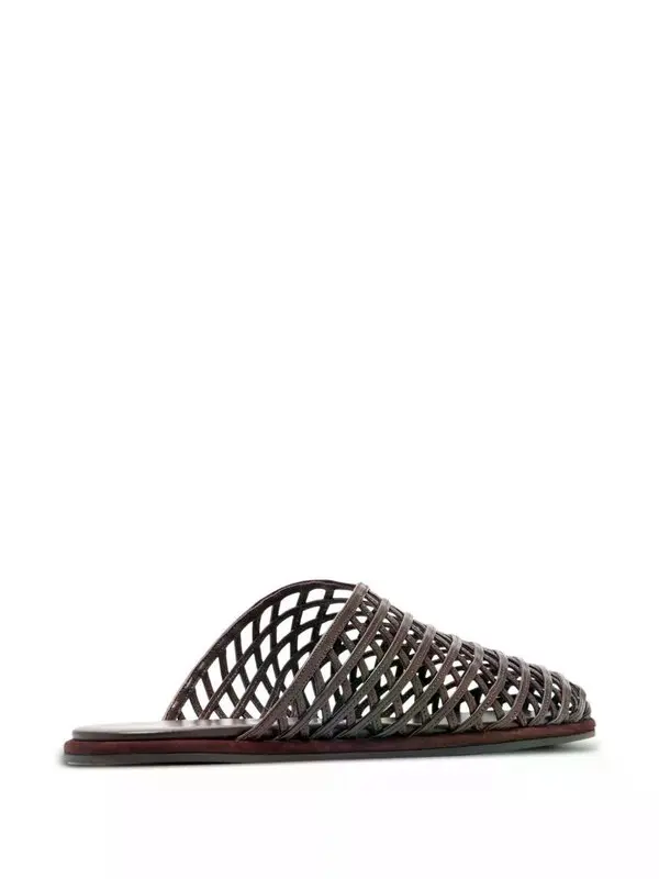 NEOUS Woven Leather Sandals