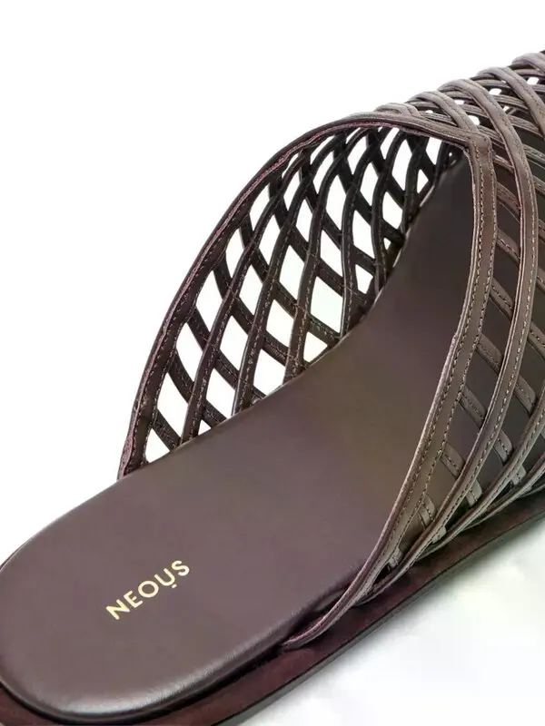 NEOUS Woven Leather Sandals