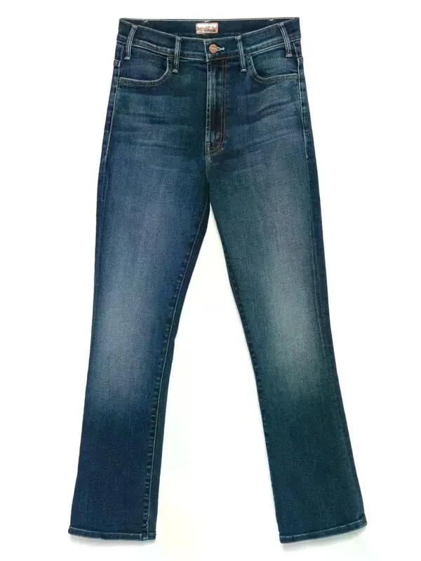 MOTHER Cotton-blend Bootcut Jeans