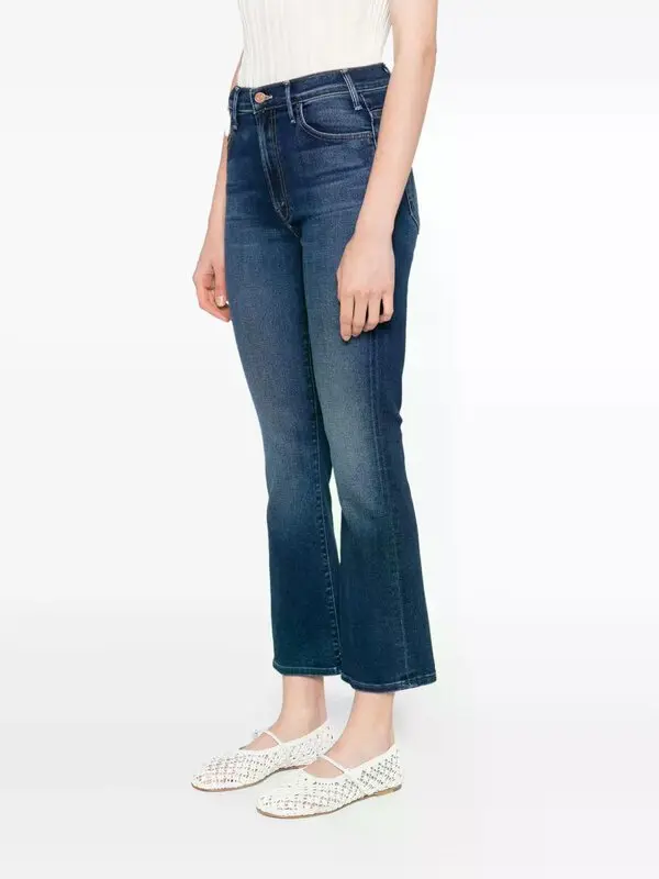 MOTHER Cotton-blend Bootcut Jeans