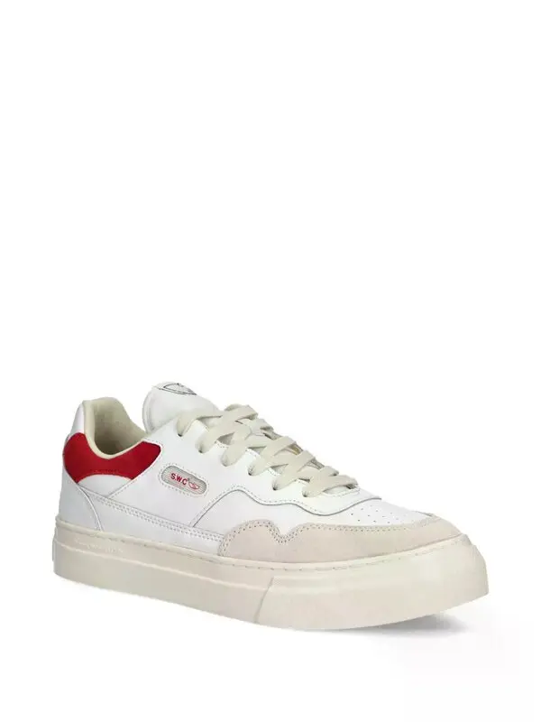 S.W.C STEPNEY WORKERS CLUB Color-block Low-top Sneakers