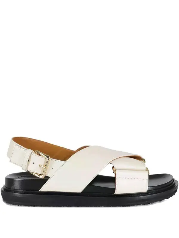 Marni Fussbet Leather Sandals