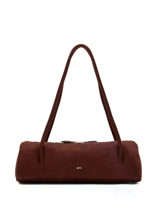 Jw Pei Suede Cylinder Shoulder Bag - Brown