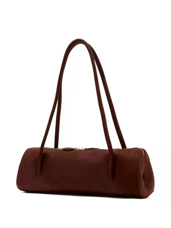 Jw Pei Suede Cylinder Shoulder Bag - Brown