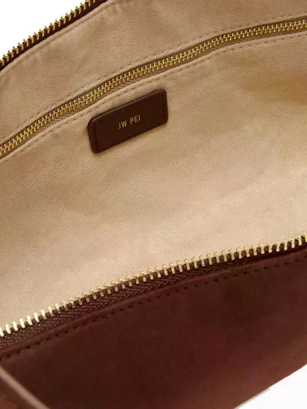 Jw Pei Suede Cylinder Shoulder Bag - Brown