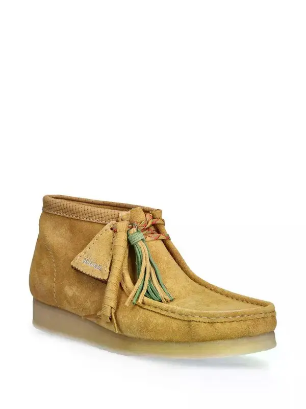 Clarks Tassel-detail Suede Ankle Boots - Brown