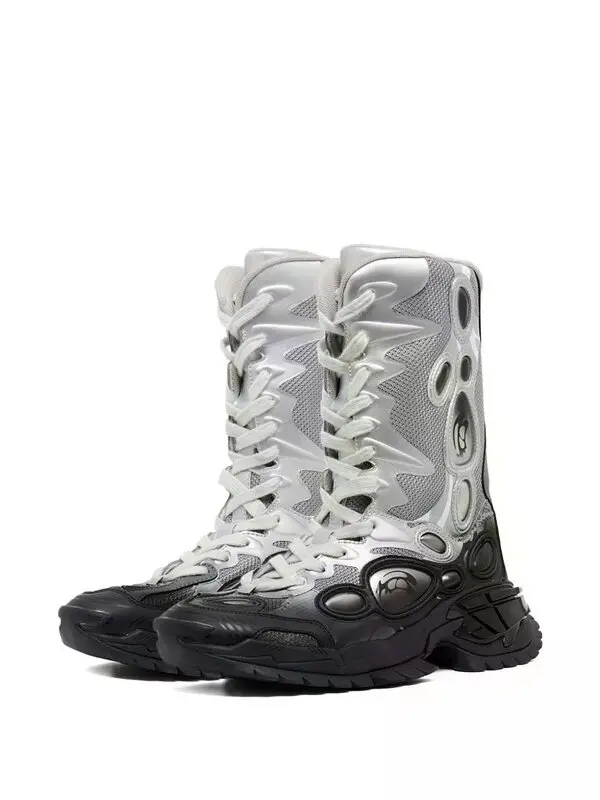 ROMBAUT Mesh Panelled Lace-up Boots