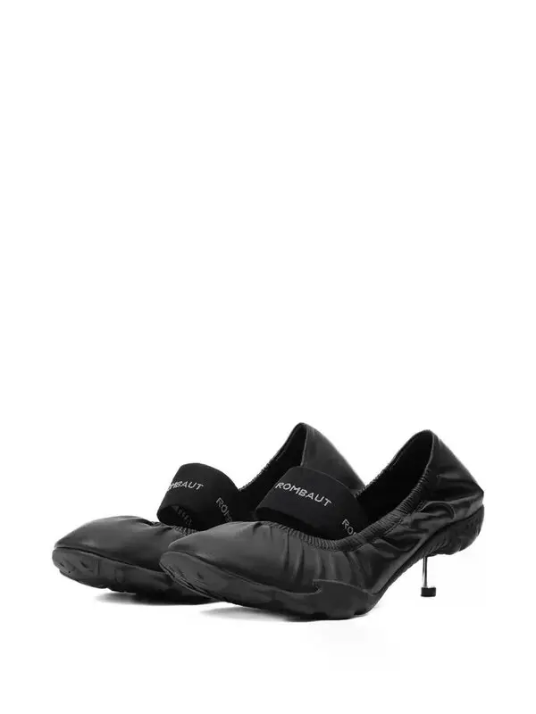 ROMBAUT Ruffled Kitten-heel Pumps