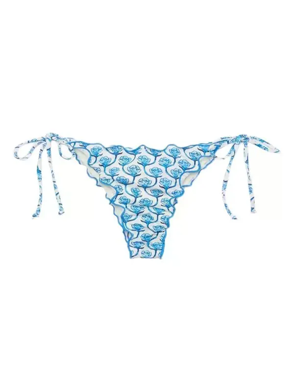 MC2 SAINT BARTH Floral-print Bikini - White
