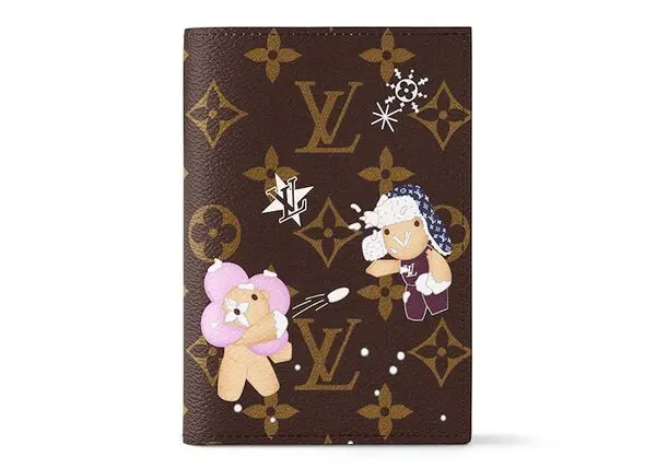 LOUIS VUITTON Passport Cover - Monogram/azur Frost