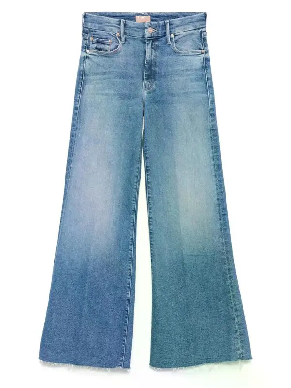 MOTHER Cotton-blend Wide Leg Jeans