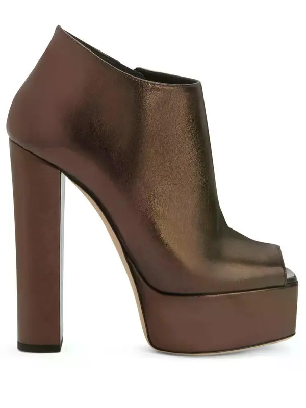 GIUSEPPE ZANOTTI Judith 120mm Platform Sandals - Brown