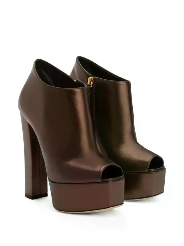 GIUSEPPE ZANOTTI Judith 120mm Platform Sandals - Brown