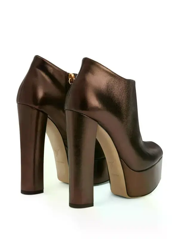 GIUSEPPE ZANOTTI Judith 120mm Platform Sandals - Brown
