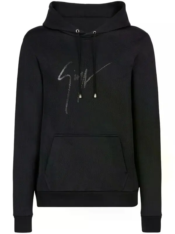 GIUSEPPE ZANOTTI Logo-print Cotton Hoodie