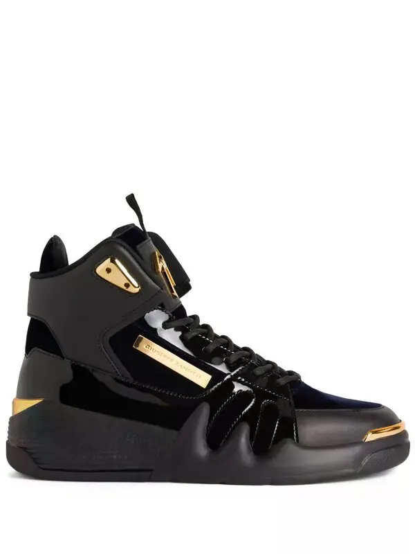 GIUSEPPE ZANOTTI Talon High-top Leather Sneakers