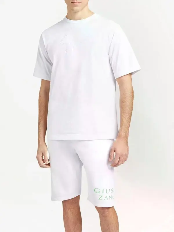 GIUSEPPE ZANOTTI Lr-44 Laser-cut T-shirt