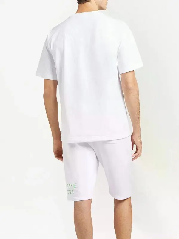 GIUSEPPE ZANOTTI Lr-44 Laser-cut T-shirt