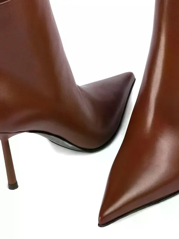 LE SILLA 80mm Bella Ankle Boots - Brown
