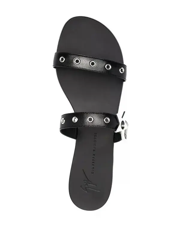 GIUSEPPE ZANOTTI Star-embellished Flat Sandals