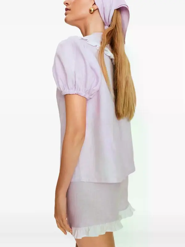 Sleeper Ruffled-hem Shorts