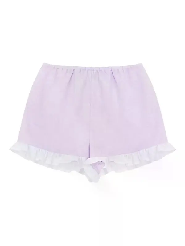 Sleeper Ruffled-hem Shorts